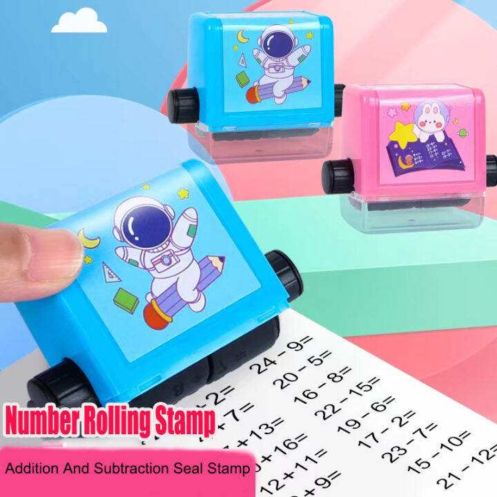 new Math Roller Stamp Arithmetic Rolling Stamp Addition And Subtraction ...