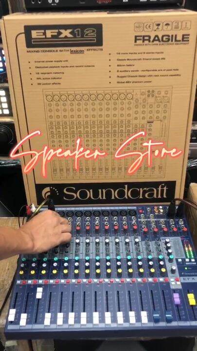 Soundcraft EFX12 with High Quality-Performance 12-Channel Lexicon ...