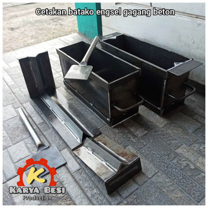 cetakan batako/engsel 30x15x10cm/gagang beton | Lazada Indonesia