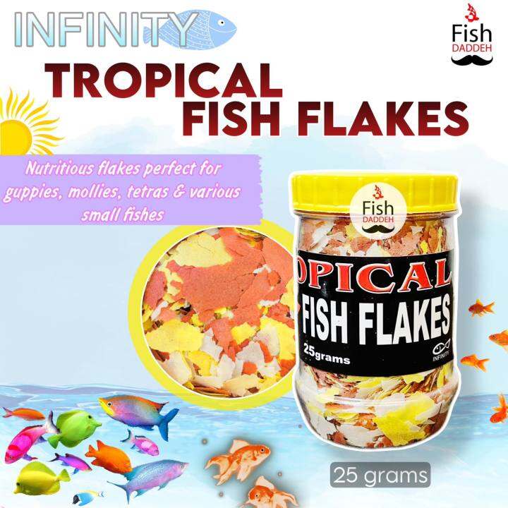Infinity Fish Food Flakes 25g | Lazada PH