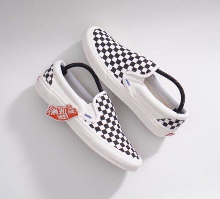 SAPATU VANS SLIP ON CATUR MONO CHECKERBOARD OG PAKET PREMIUM 100% ...