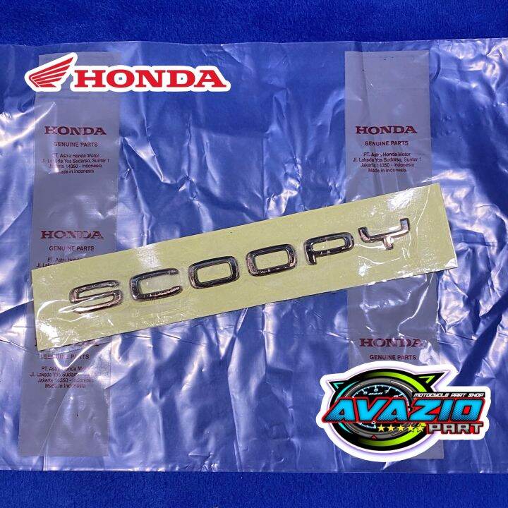 logo emblem scoopy new k2f 2021 warna gold | Lazada Indonesia
