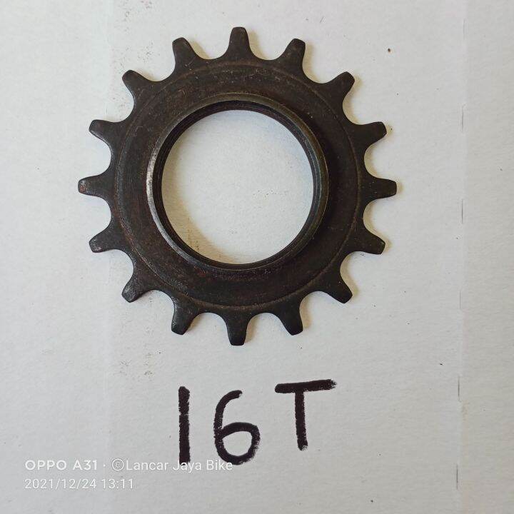 Gear / Gir mati sepeda doltrap ukuran 16T /18T /20T biasnya untuk sepeda fixie atau bmx | Lazada ...