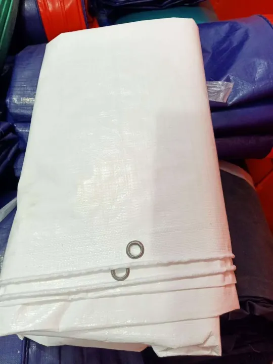 terpal plastik tipe a12 warna putih ukuran 7,5m x 10,5 m | Lazada Indonesia