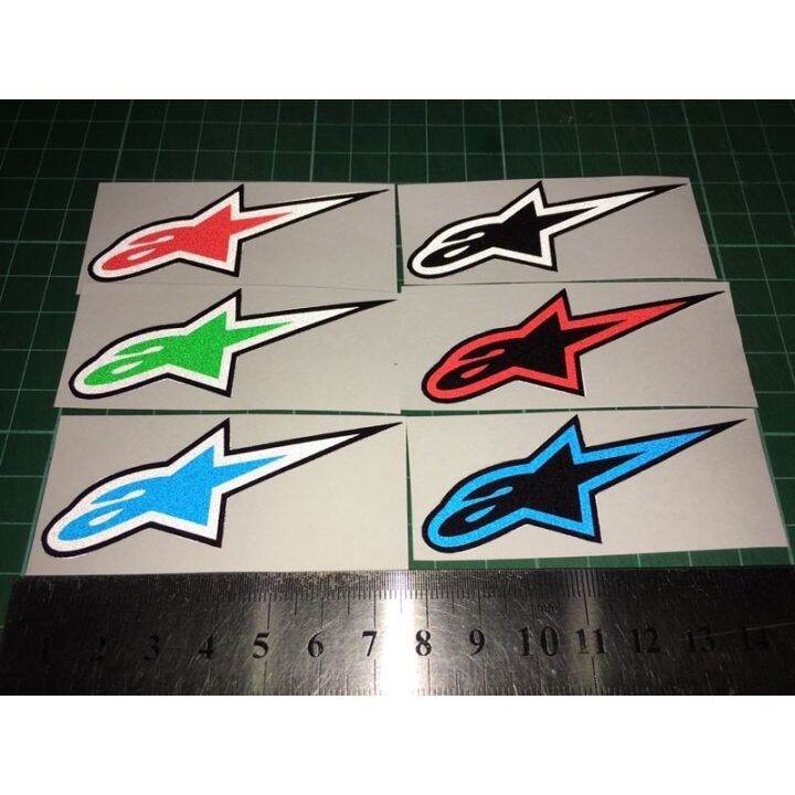 Alpinestar logo sticker reflective | Lazada