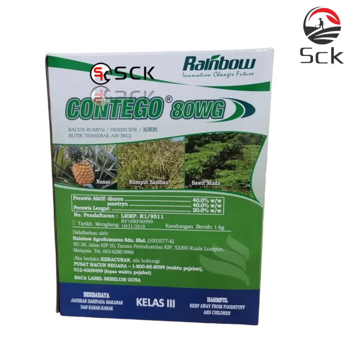 Contego 80WG-1 kg /Rainbow Diuron 40%/Racun Rumpai | Lazada
