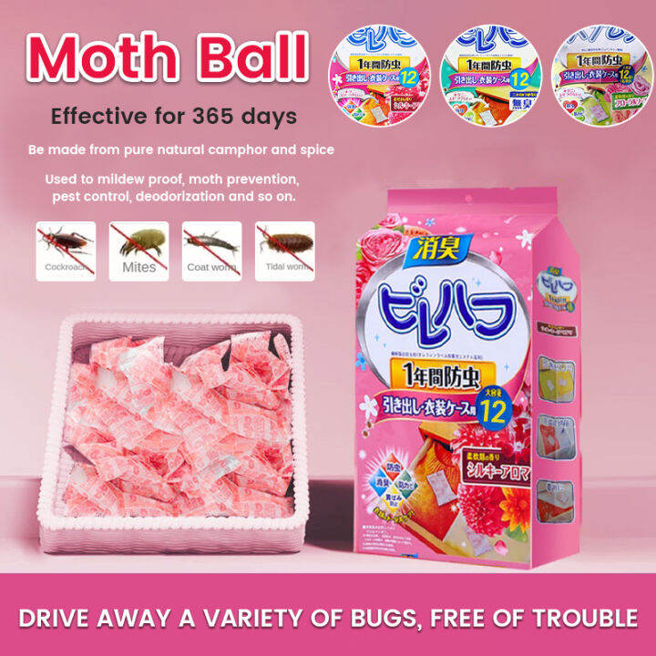 Digeo Camphor balls Rose Flower Scented Moth Ball For Clothes Repellent ...