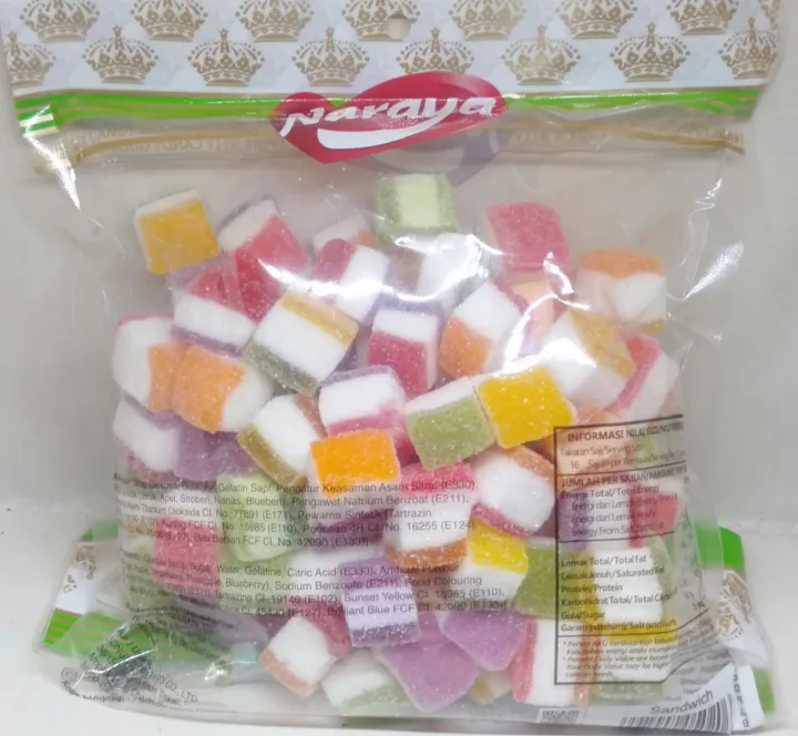 PERMEN GULA GULA JELLY FRUIT CANDY ECER 200gr | Lazada Indonesia