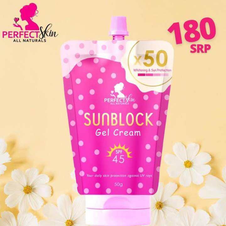 New Packaging Perfect Skin Sunblock 50g SPF45+ ORIGINAL | Lazada PH