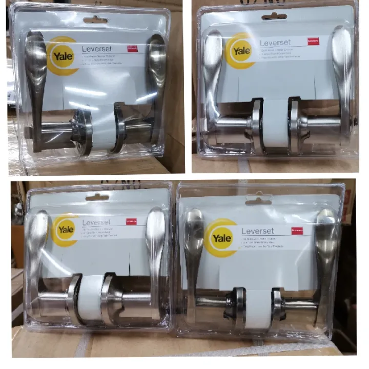 YALE ENTRANCE LEVER SET RIGHT HANDLING VL5327 ANTIQUE, SATIN CHROME ...