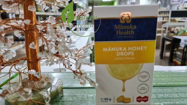 MANUKA HEALTH Manuka Honey Drops W/Vitamin C (LEMON) MGO 400+ (15 DROPS ...