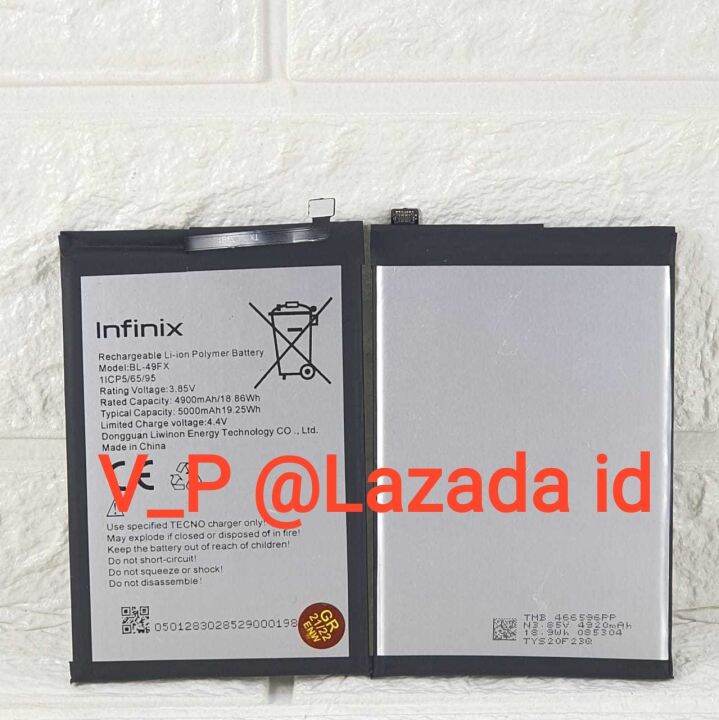Infinix SMART 5 X657 X657C - Baterai Battery Batre Batrei Batere Batrai ...