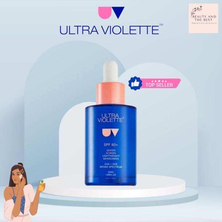 [พร้อมส่ง/แท้💯] Ultra Violette Queen Screen Luminising Sun Serum SPF 50 ...