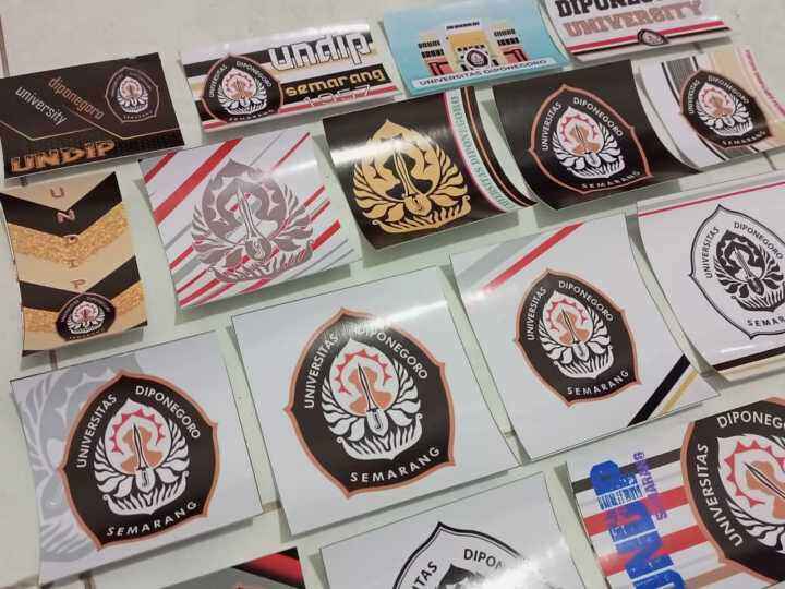 Stiker Undip Semarang Universitas Diponegoro Aksesoris Perekat | Lazada ...