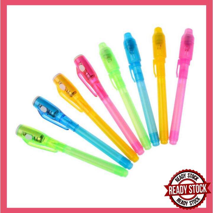 Invisible ink pen, writing secret pen | Lazada