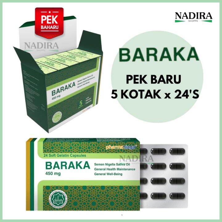 BARAKA Habatussauda Kapsul 450mg | Lazada