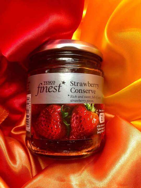 Tesco Finest Strawberry Conserve 340g (Imported from UK) | Lazada PH