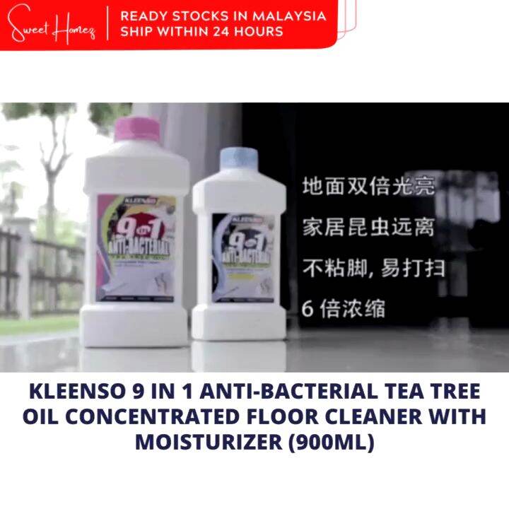 Kleenso 9 in 1 Anti-Bacterial Tea Tree Oil Concentrated Floor Cleaner ...