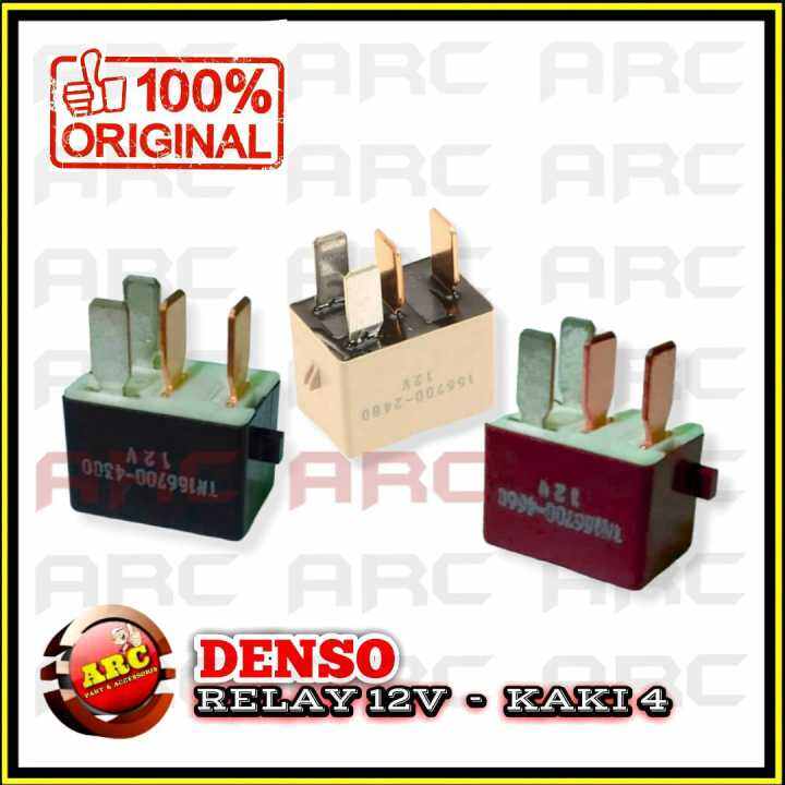 Relay Denso 12v kaki 4 ORIGINAL | Lazada Indonesia