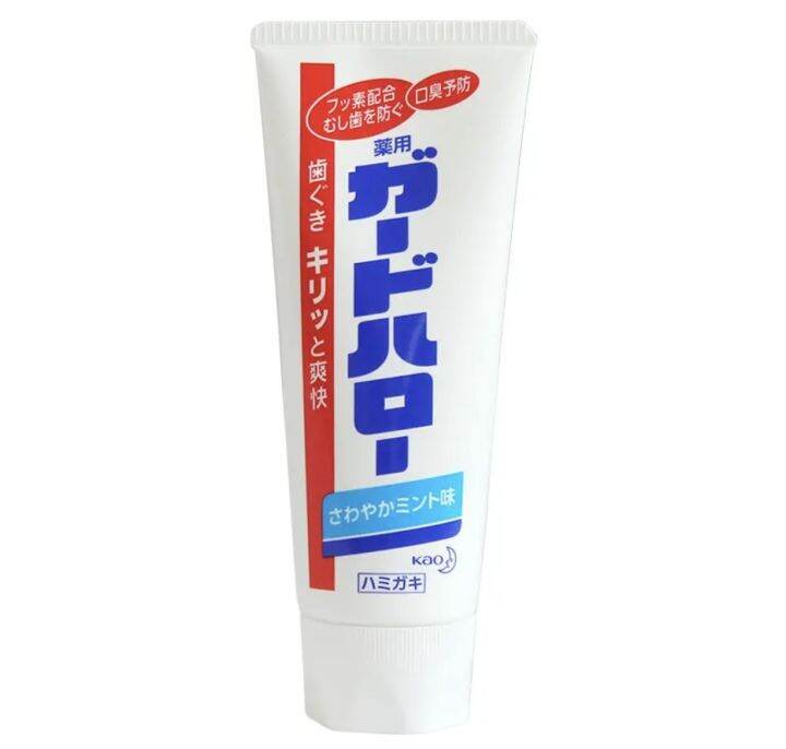 日本进口KAO/花王大白牙膏口气清新165g一支 Japan KAO White Enzyme Toothpaste 165g | Lazada
