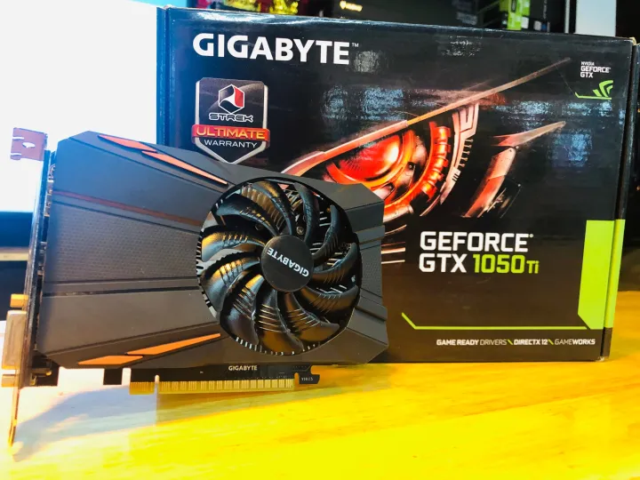 การ์ดจอ/VGA GTX 1050ti 4gb oc 1พัดลม มือ2สวยๆ | Lazada.co.th
