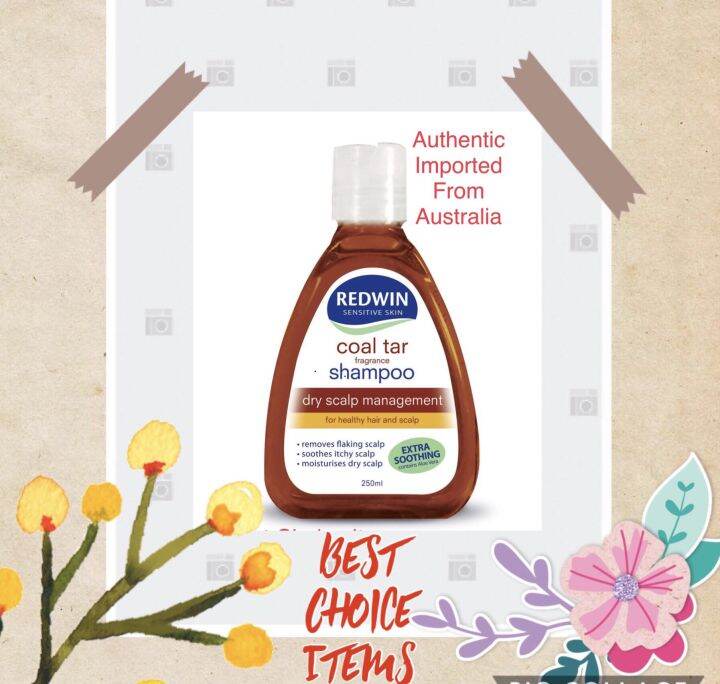 REDWIN Coal Tar Fragrance Shampoo 250 mL | Lazada PH