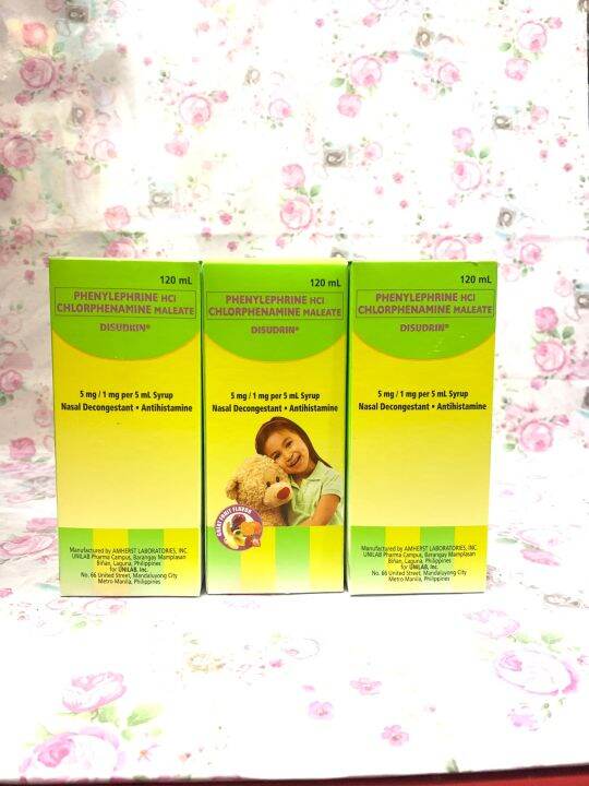 SNJ MED *** DISUDRIN 5mg/5ml SYRUP 120 ml per bottle | Lazada PH