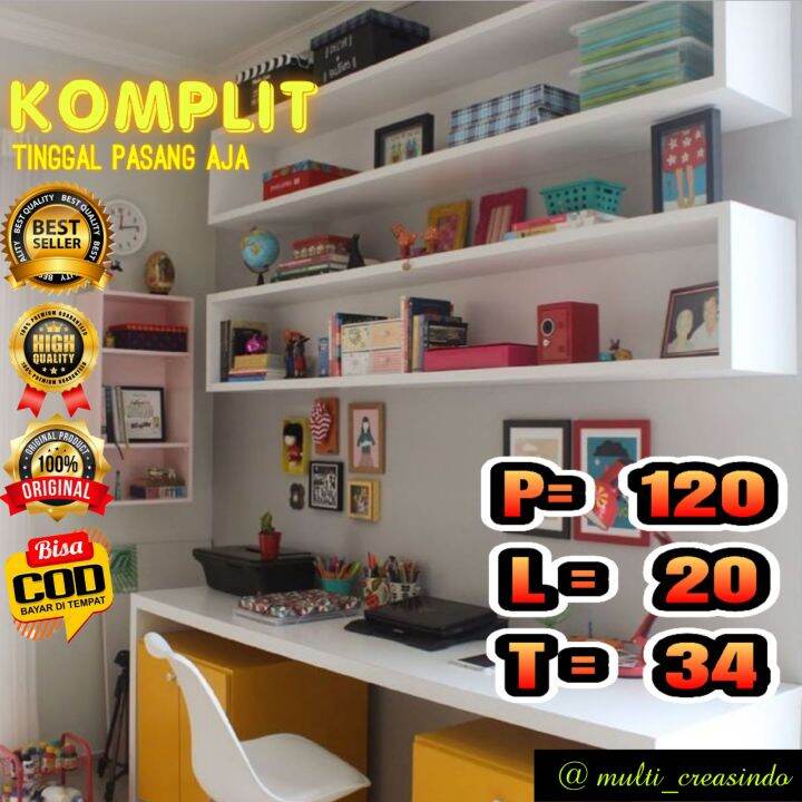 [COD] PROMO AMBALAN RAK KUBUS FLOATING CUBICAL BAGUS KUAT KOKOH MURMER HARGA PABRIK | Lazada ...