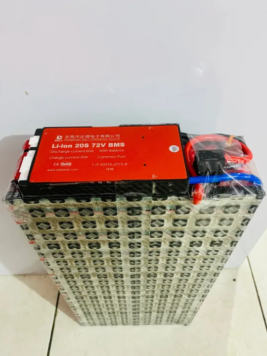 Baterai Pack 18650 Custom 72V 20Ah + BMS 20S | Lazada Indonesia