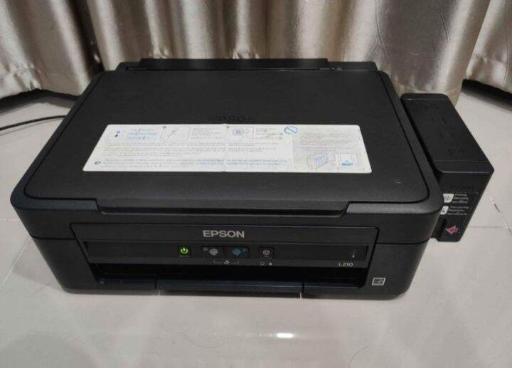 ((มือสอง))Epson L210 พร้อมใช้งาน เครื่องปริ้นเตอร์อิงค์เจ็ท ปริ้นสี ป ...