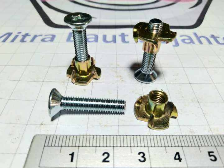 3 PCS Baut Speaker M5 x 25 / Baut jf M5 x 25 Galvanis Mur Cakar Kunci Obeng plus (+) | Lazada ...
