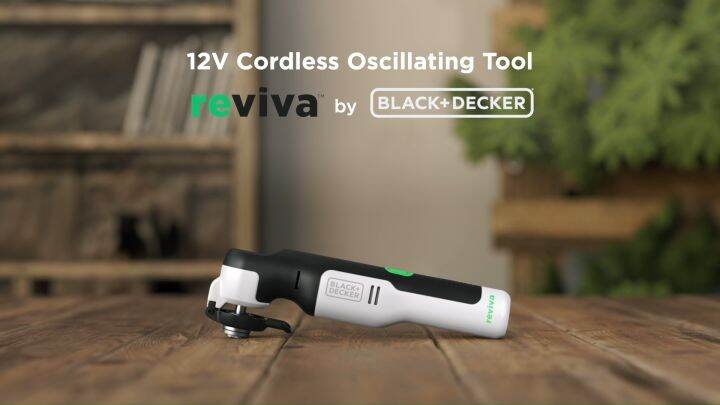 BLACK + DECKER 12V REVIVA Cordless Oscillating Tool REVOS12C-B1 | Lazada