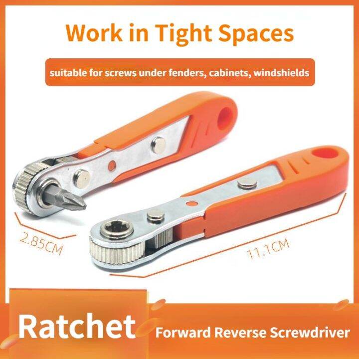 Small Space Fast Ratchet Screwdriver L-shaped Right Angle Elbow Tool ...