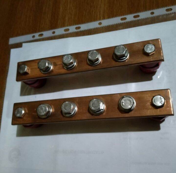 busbar tembaga 3mm - plat strip tembaga busbar 3mm x 30mm x 150mm ...
