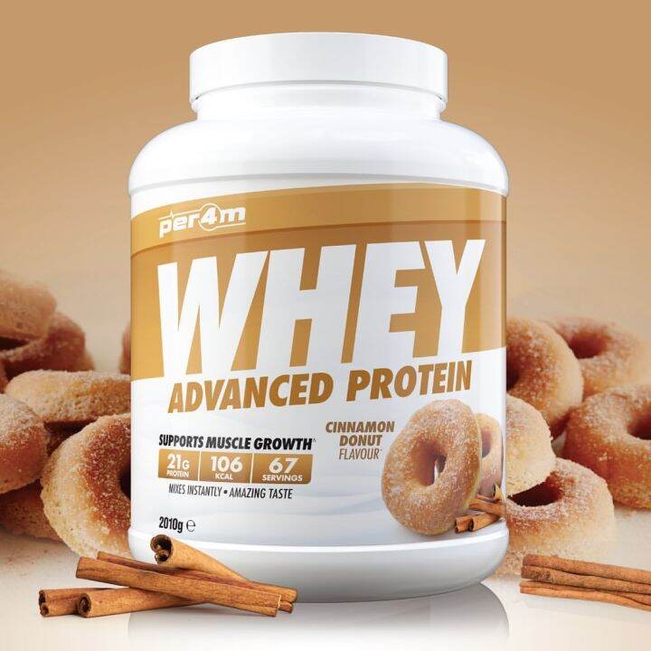 PER4M WHEY ADVANCED PROTEIN 2KG CINNAMON DONUT | Lazada PH