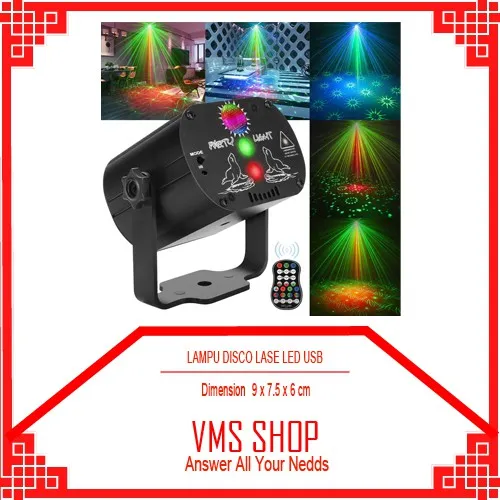 proyektor laser LED lampu disco DJ 60 pola cahaya | Lazada Indonesia