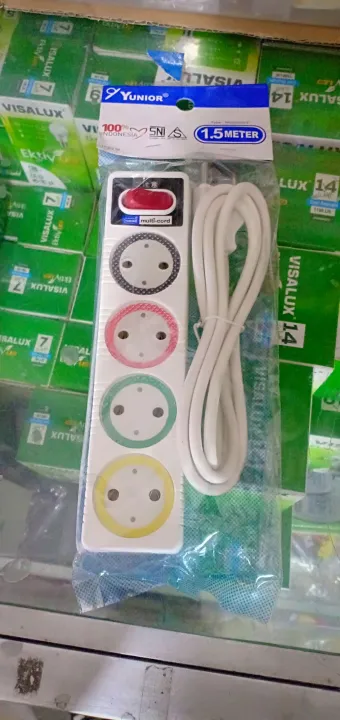 stop 4lbg+kabel 1,5m tipis stop kontak listrik kabel serabut stop ...