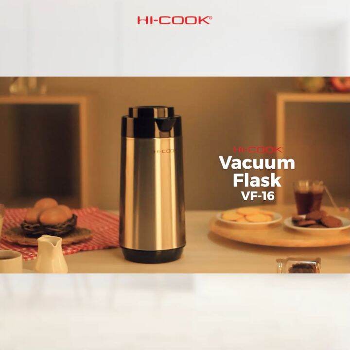 Hi-Cook Vacuum Flask Thermos / Termos Air Stainless 1.600ml - VF 16 ...