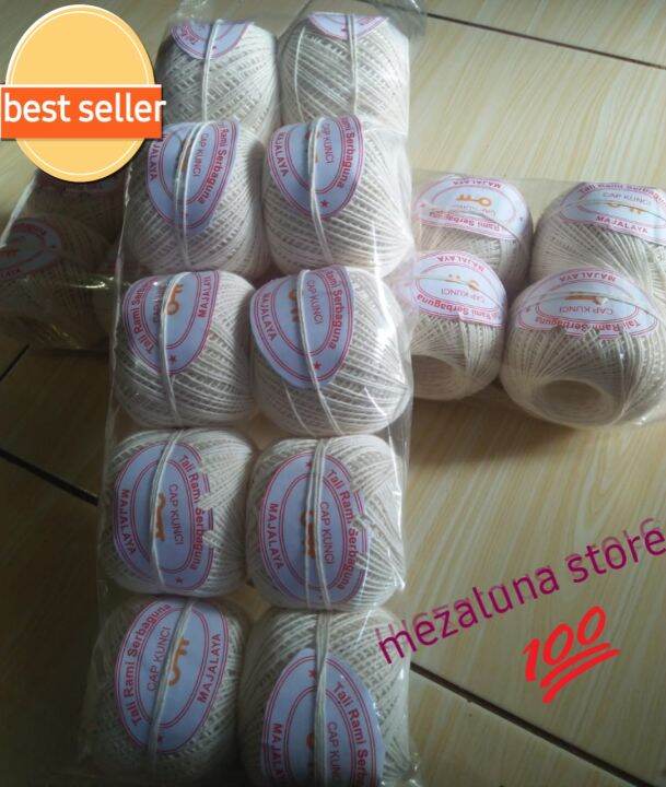 Benang Kasur Murah 1 Pak Isi 10 Pcs, Tali Rami Benang Bangunan ...