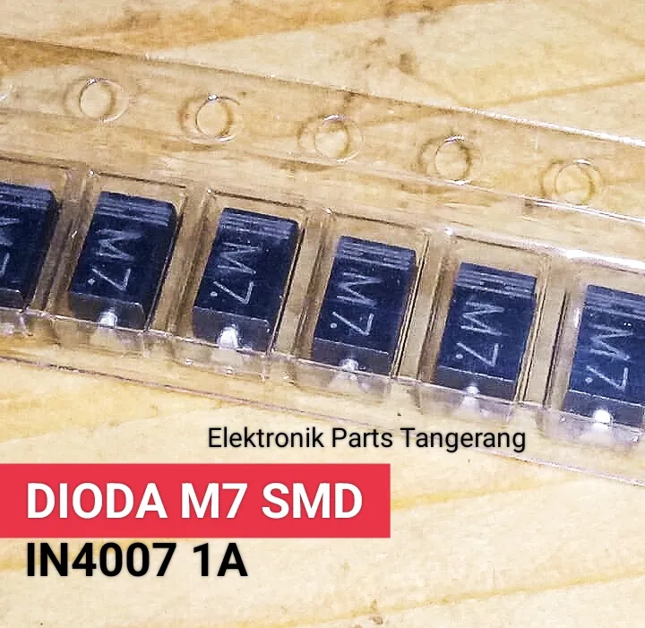(10 BUAH) DIODA M7 SMD 1A 1N4007 DIODA IN4007 SMD RECTIFIER 700V DIODA ...