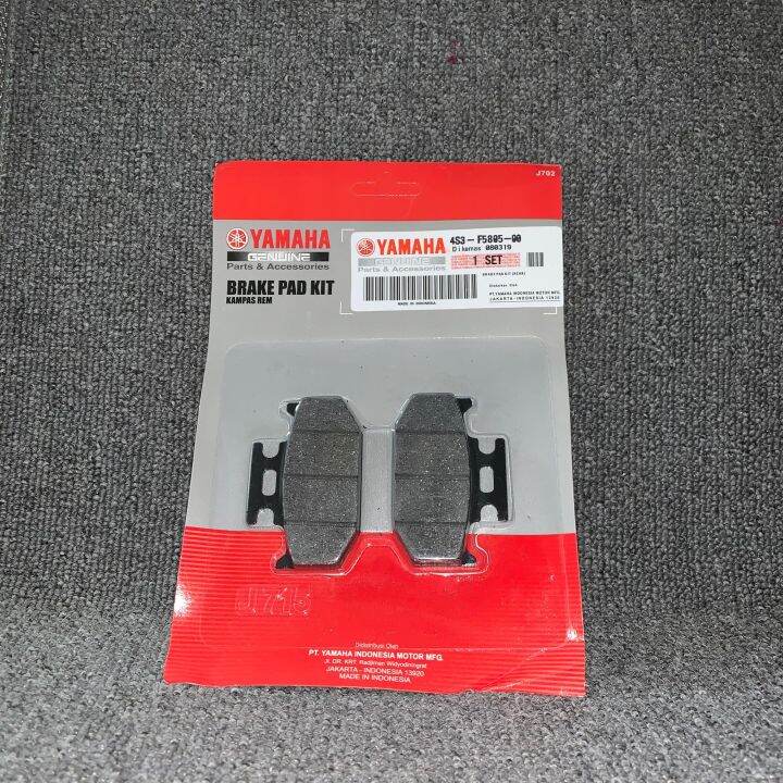 YAMAHA BRAKE PAD FRONT WR155 R15 V3 REAR BRAKE PAD GENUINE | Lazada PH