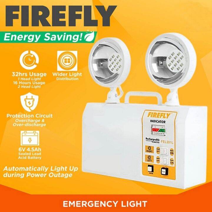FIREFLY Emergency light for more than 12 hours fire emergency lighting ...