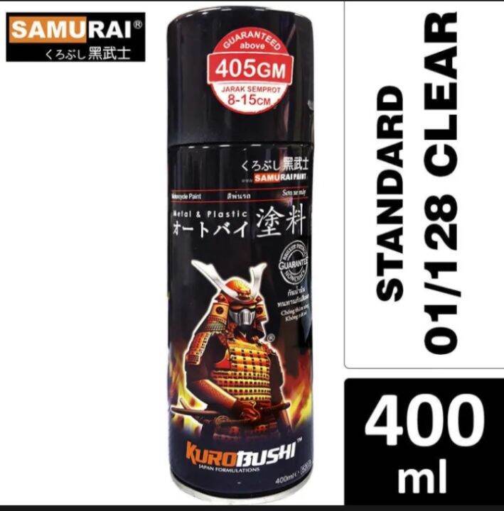 SAMURAI 01/128 CLEAR SAMURAI PAINT 400ML (MADE IN MALAYSIA) | Lazada PH