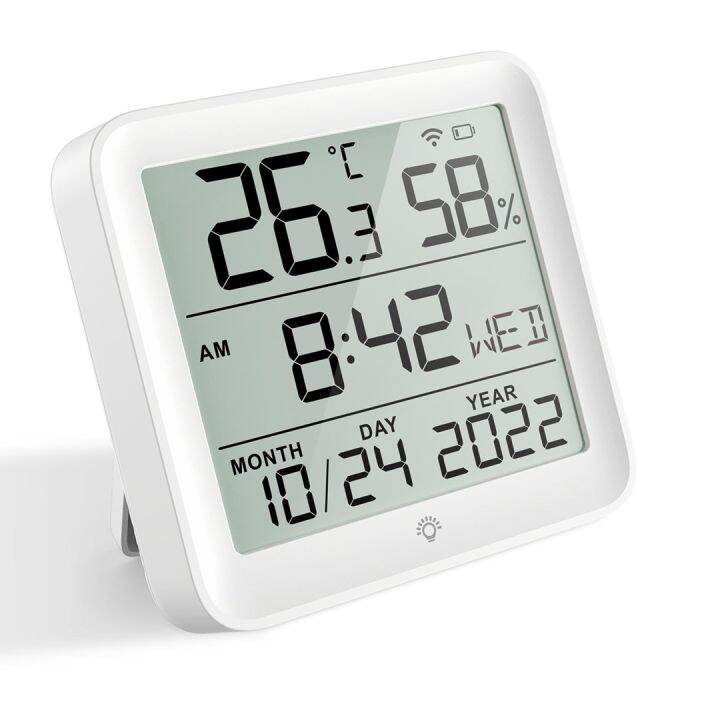 Haptime intelligent temperature and humidity clock with temperature ...
