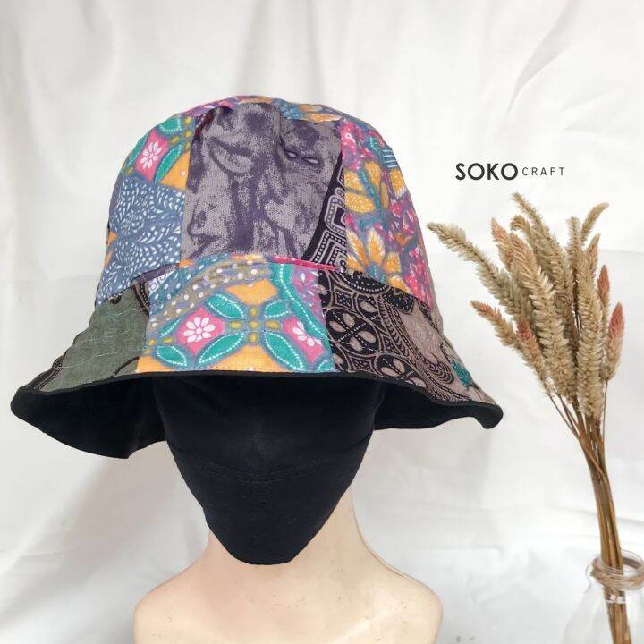 Bucket Hat Batik Perca | Lazada Indonesia