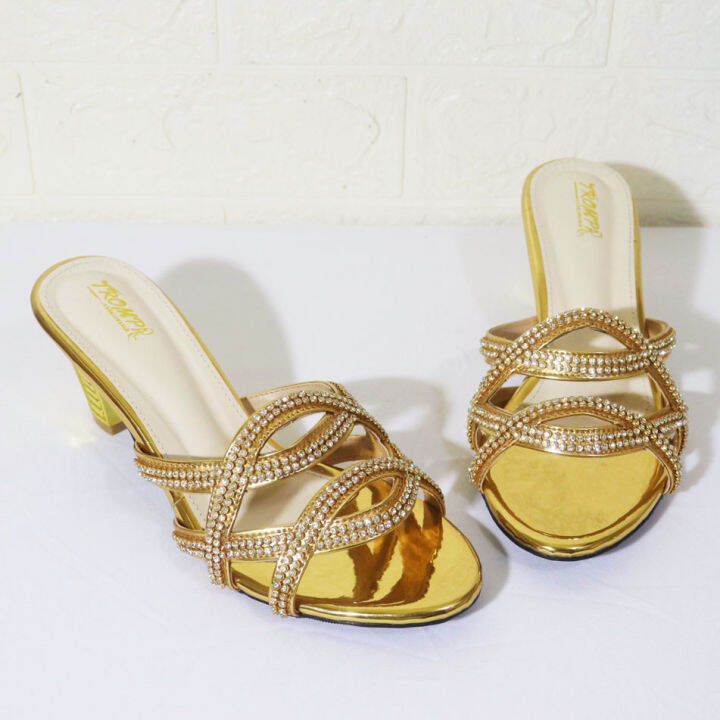 Trompa Zenia Sandal Heels Pesta | Heel Kondangan Wanita | Heels 5cm ...
