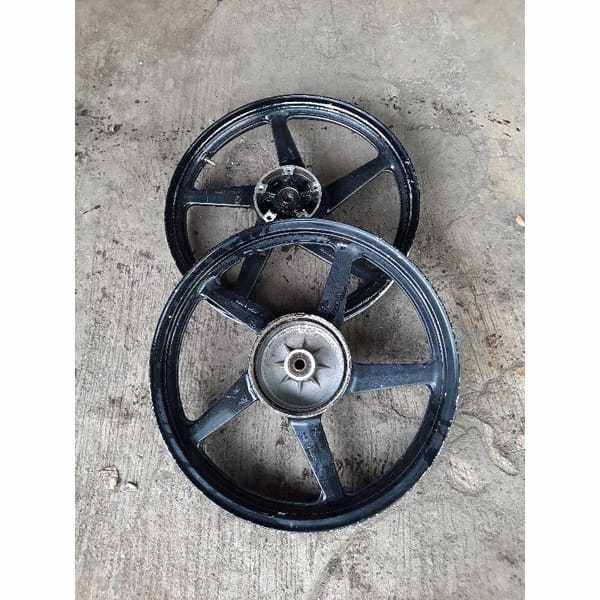 VELG PELEK RESING YAMAHA VIXION OLD DEPAN BELAKANG ORIGINAL COPOTAN ...