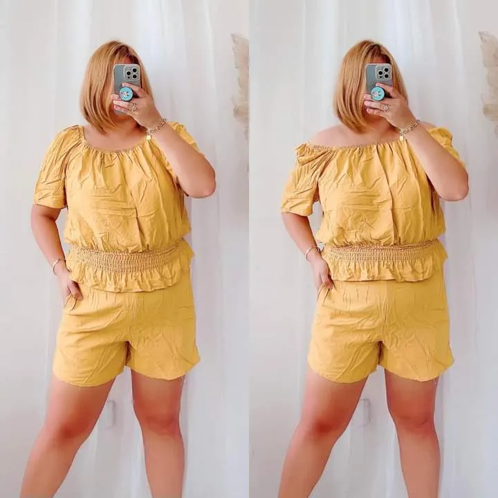 ABBY SMOCK TOP TERNO NEW ARRIVAL BEST SELLER FIT TO LARGE TO 2XL FABRIC ...