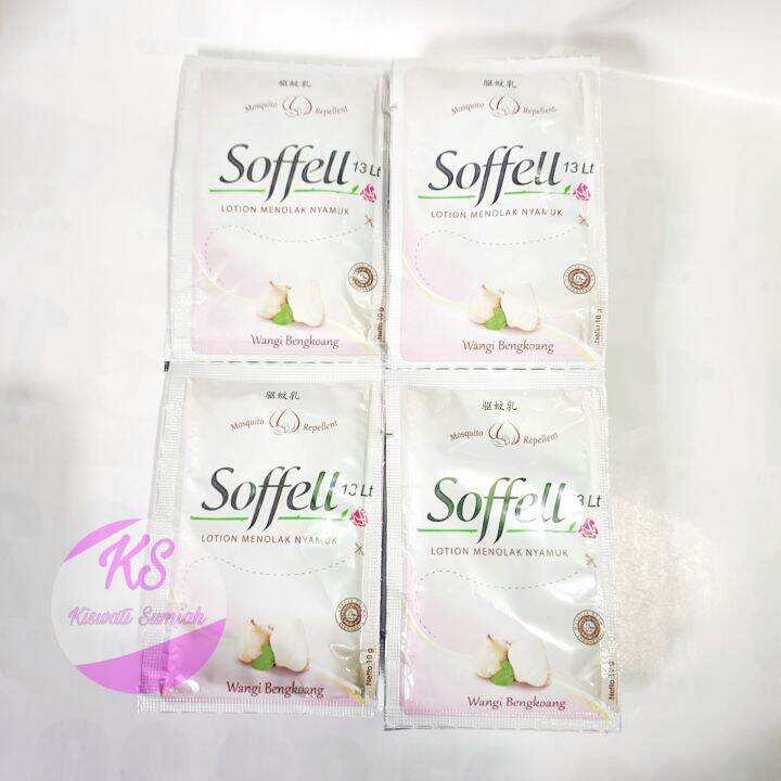 Soffell Penolak Nyamuk Wangi Bengkoang Renceng isi 12 Sachet 10 gr | Lazada Indonesia