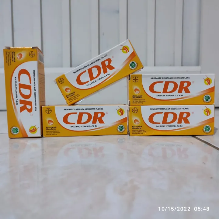 CDR Effervescent isi 10 Tablet Rasa Jeruk | Lazada Indonesia
